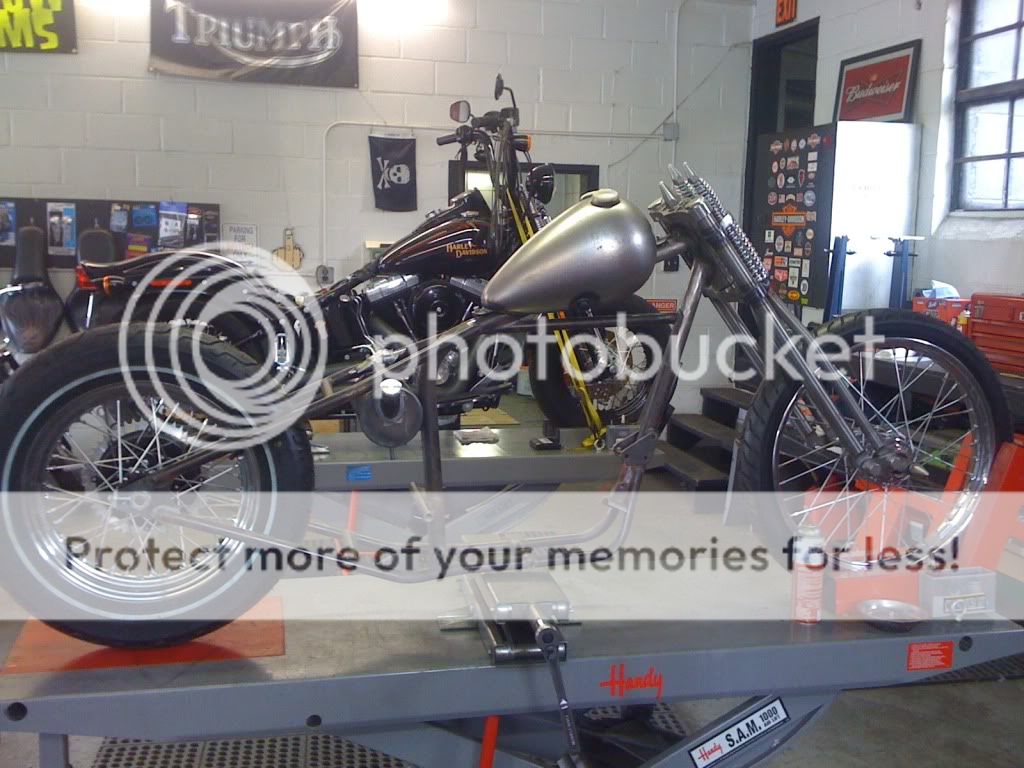Triumph chopper custom springer build... | Jockey Journal Forum
