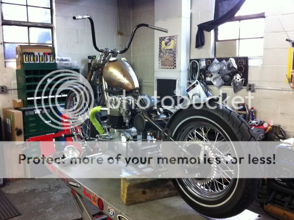 Triumph chopper custom springer build... | Jockey Journal Forum